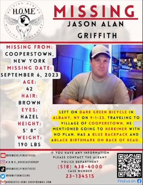 The Missing Jason Alan Griffith – The Lost & The Taken